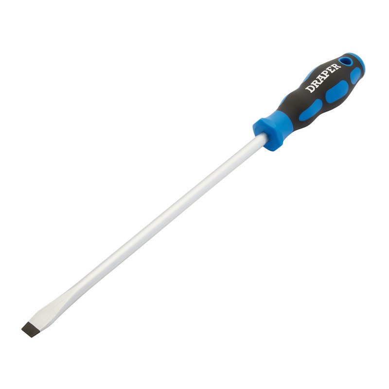 Soft Grip Plain Slot Screwdriver, 9.5 x 250mm - Christensen Tools ...