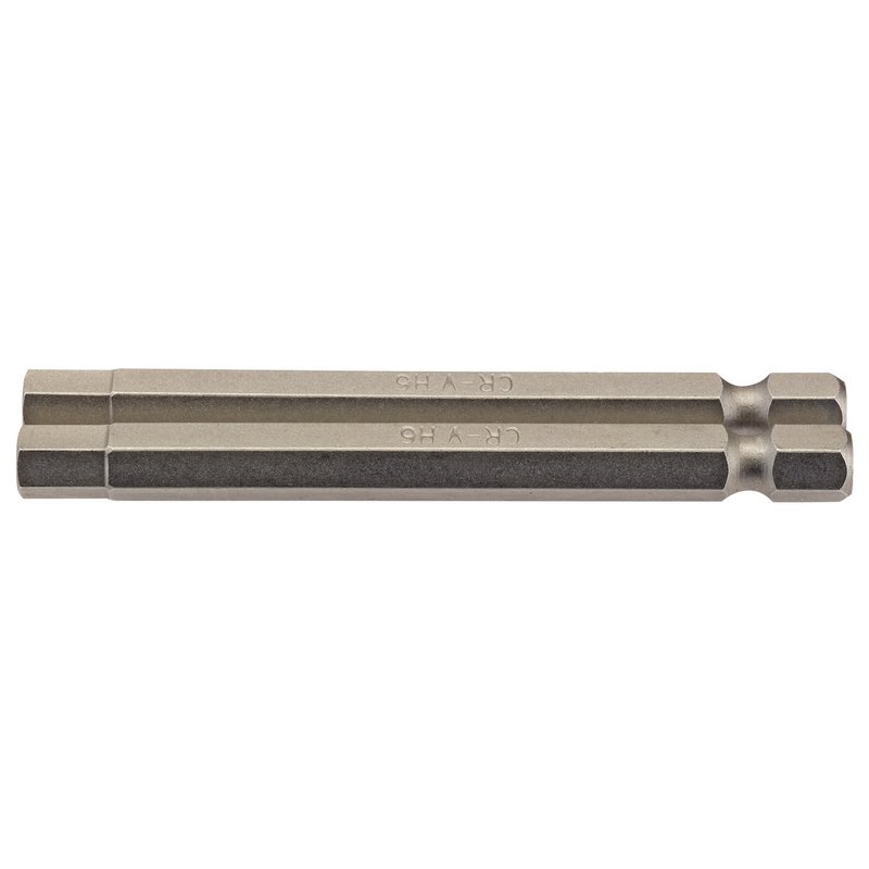 Hexagonal Insert Bit, 6mm, 1/4″ Hex, 75mm Long (Pack of 2 ...