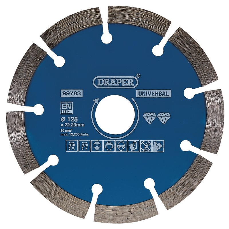 Segmented Diamond Blade, 125mm – Christensen Tools, South Africa