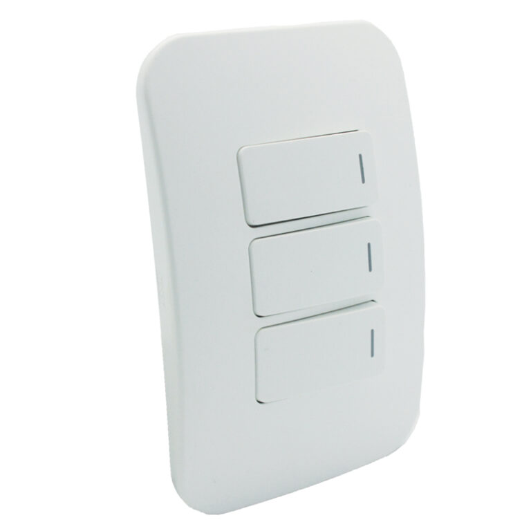 Three Lever Light Switch – White – Christensen Tools, South Africa