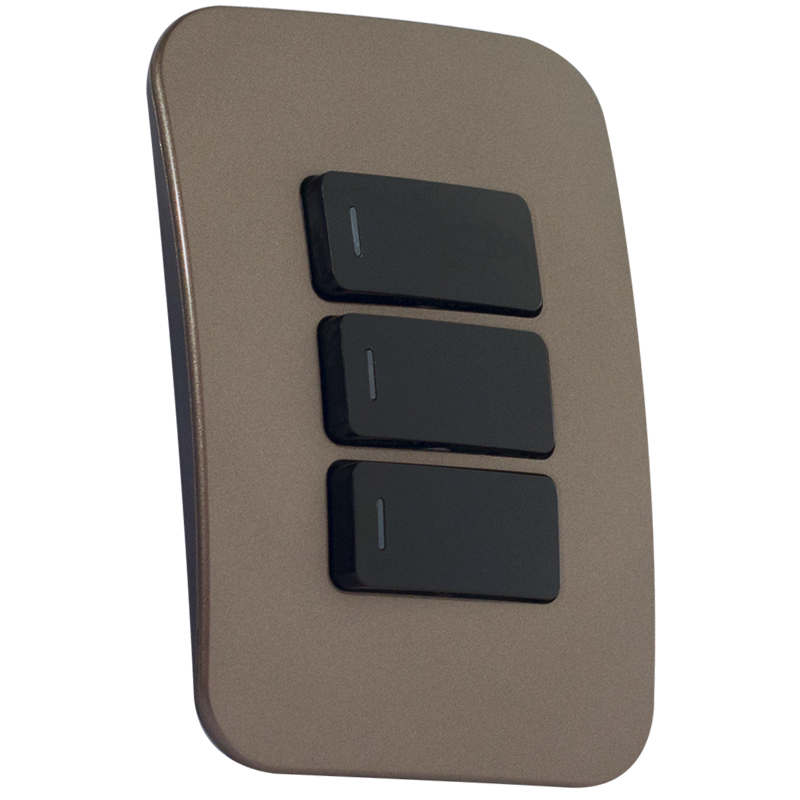 Three Lever Light Switch – Bronze – Christensen Tools, South Africa