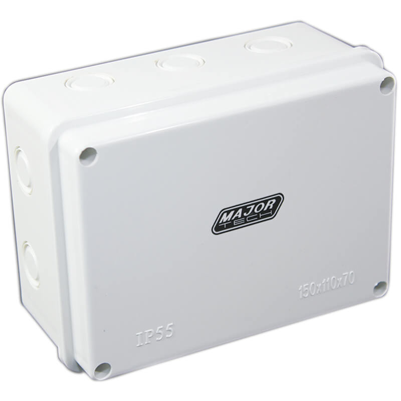 Junction Boxes with Knock Outs (150mm x 110mm x 70mm) – Christensen ...