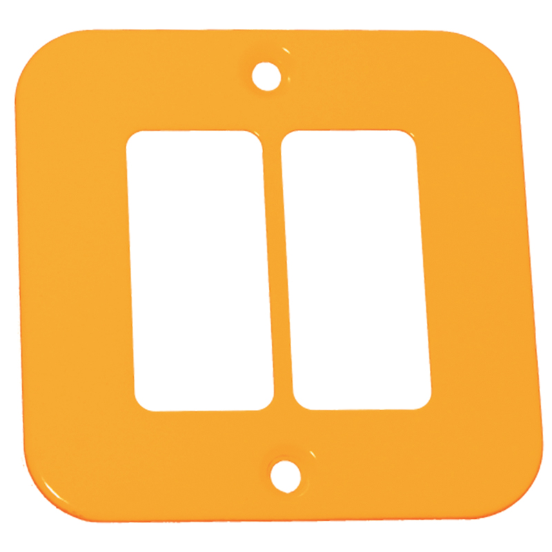 Two Single Module Cover Plate – Orange – Christensen Tools, South Africa