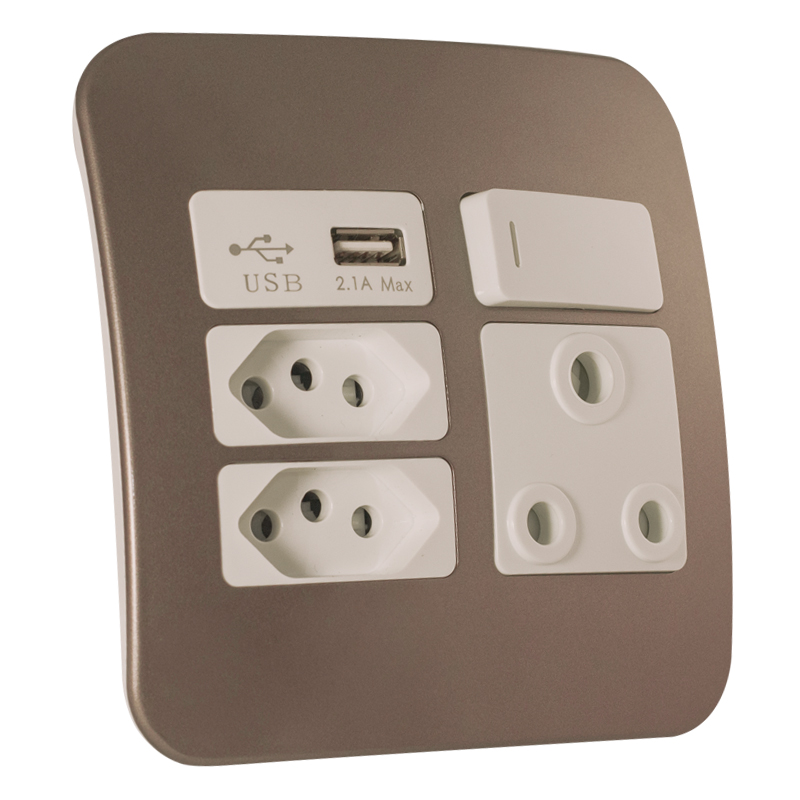 USB Wall Socket – Bronze – Christensen Tools, South Africa