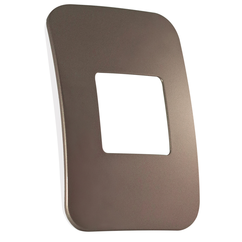 One Double Module Cover Plate – Bronze – Christensen Tools, South Africa