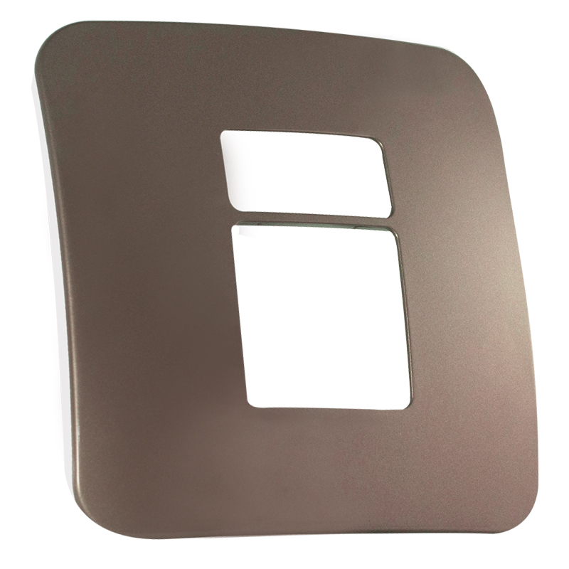 Two Module Cover Plate (1 Double, 1 Single) – Bronze – Christensen ...