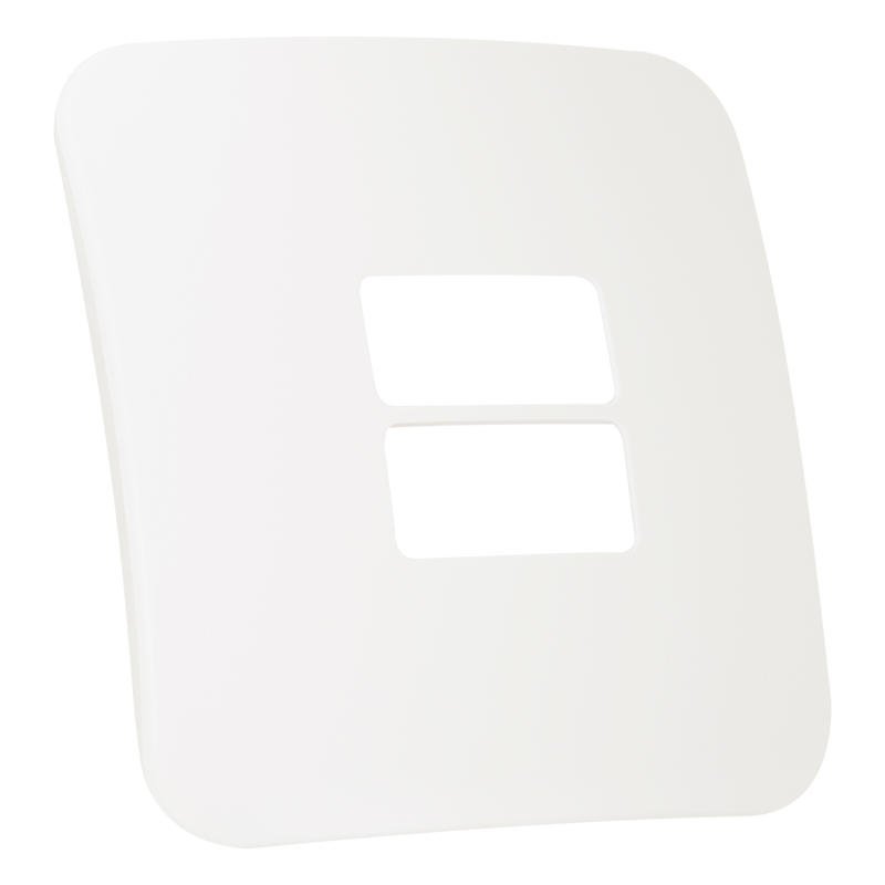 Two Single Module Horizontal Cover Plate – White – Christensen Tools ...