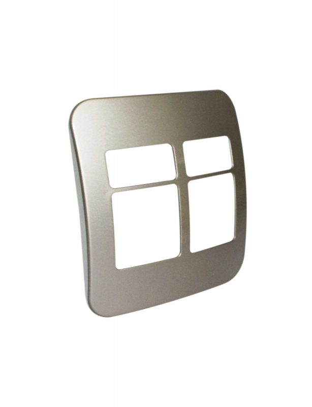 Four Module Cover Plate (2 Single, 2 Double) – Bronze – Christensen ...