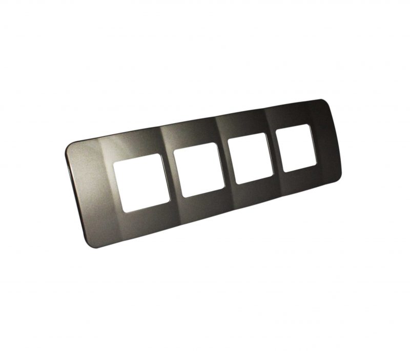 Four Double Module Cover Plate – Bronze – Christensen Tools, South Africa